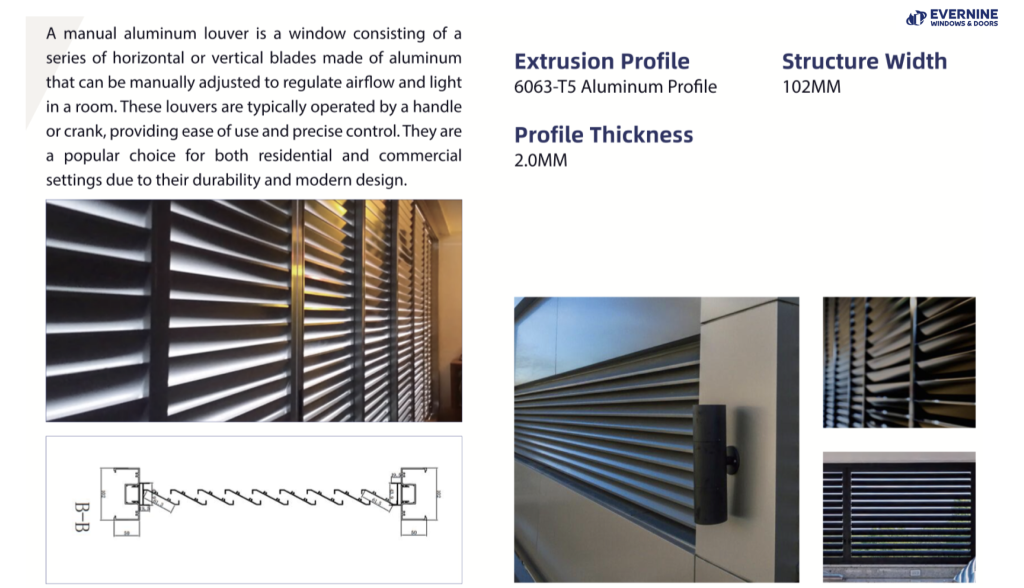 ALUMINUM LOUVERS – EverNine Windows an Doors